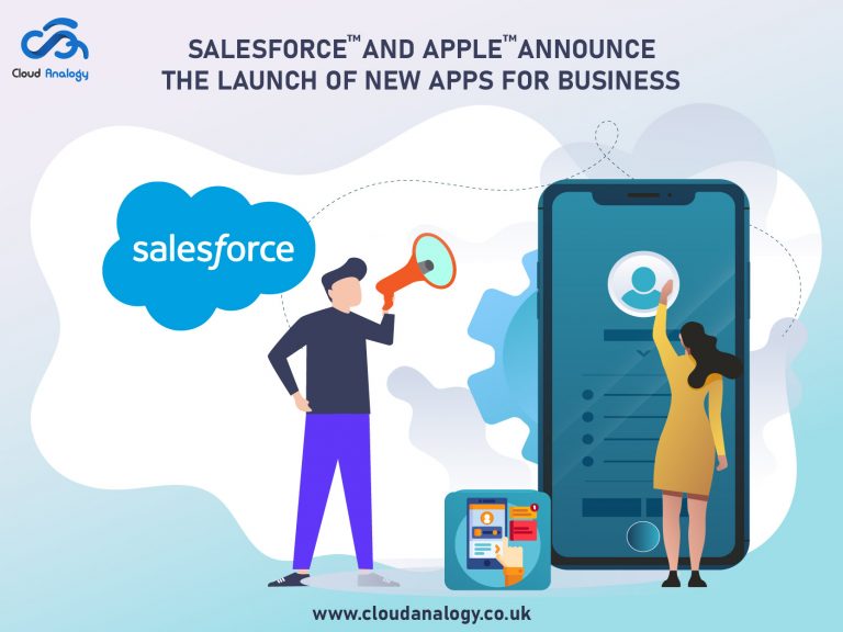 Salesforce and Apple announced the launch of new apps for business